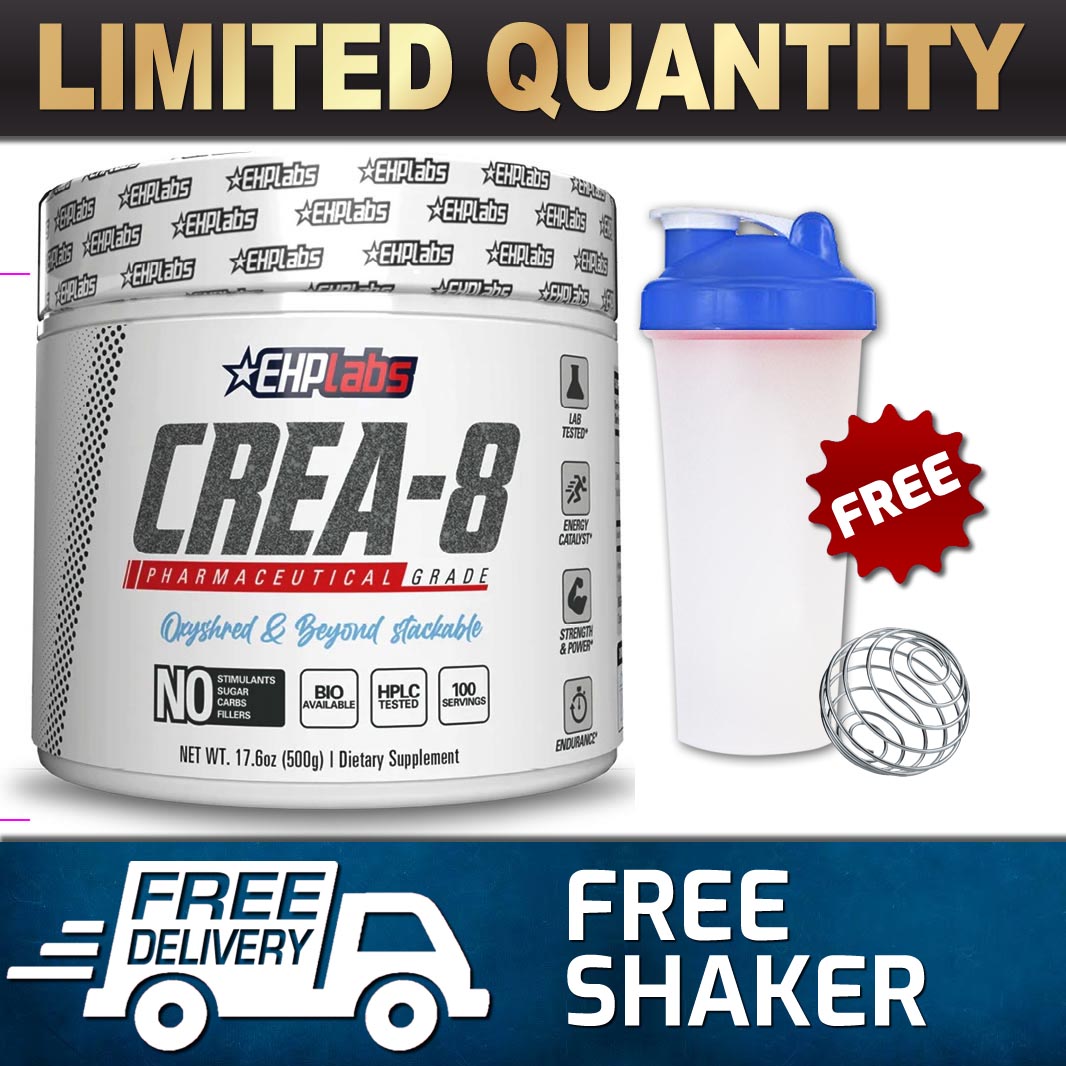 EHP LABS CREA-8 100 SERVE UNFLAVOURED || EHPLABS PURE CREATINE ...